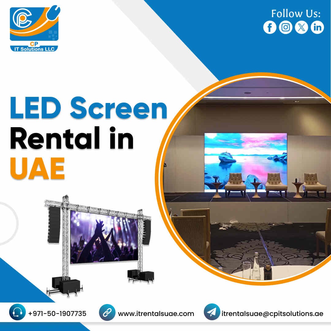 Affordable LED Screen Rentals in UAE - Servicing - Repairing, Sharjah